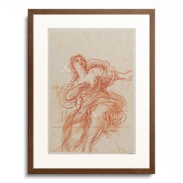 所蔵：クンストパラスト美術館Imagetitle: Death of Lucretia. Dimensions: 26,9 x 18,4 cm Medium: Red Chalk,on brownish paper Location: Du...