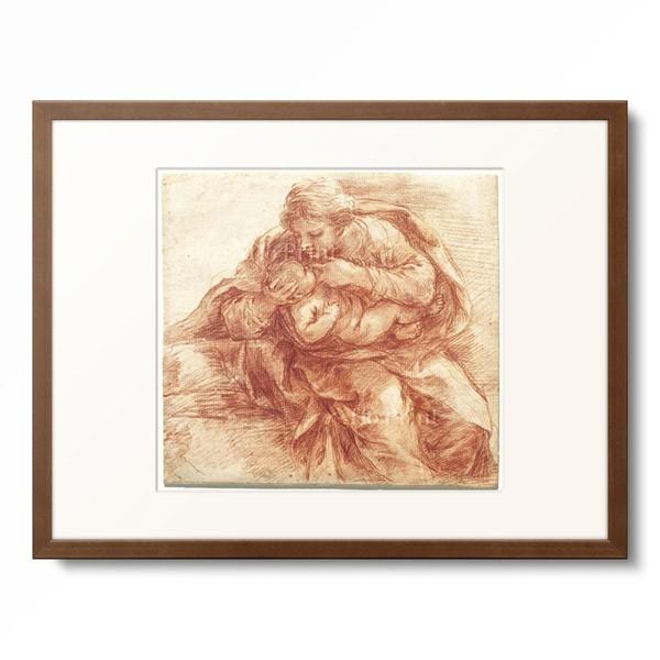 所蔵：クンストパラスト美術館Artist: Algardi, Alessandro,1598-1654 Imagetitle: Madonna with the Child. Around 1635 Dimensions: 17 x 18,...