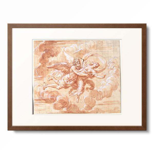所蔵：クンストパラスト美術館Artist: Morandi, Giovanni Maria,1622-1717 Imagetitle: Boreas abducting Orythia. Dimensions: 20,8 x 24,5 cm...