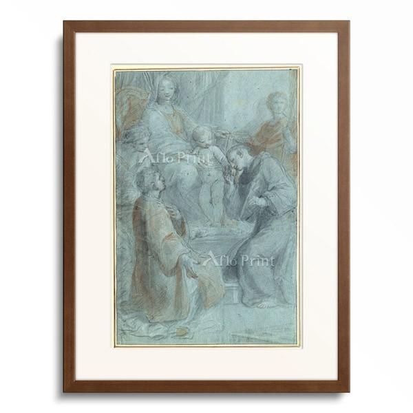 所蔵：クンストパラスト美術館Artist: de' Pietri, Pietro,1663-1716 Imagetitle: The Madonna enthroned with child and the Saints Laurentiu...