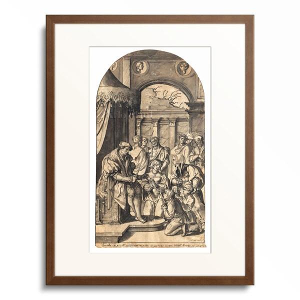 所蔵：クンストパラスト美術館Artist: Swart van Groningen, Jan,um 1500 Imagetitle: Ines de Castro and her children in front of king Alph...