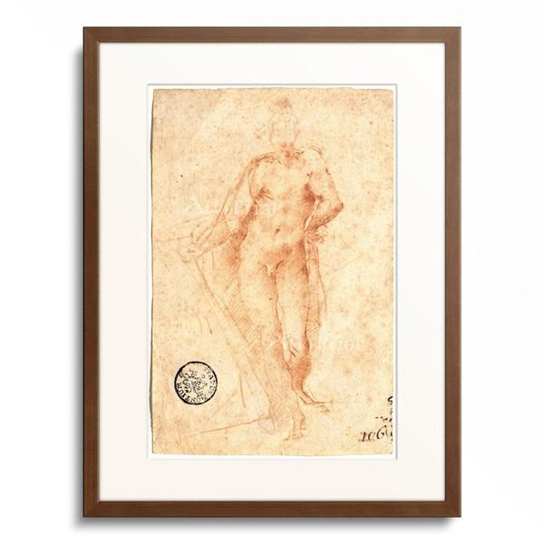 所蔵：クンストパラスト美術館Artist: Vries, Adriaen de,1546-1626 Imagetitle: Study for figure of Hercules. Dimensions: 19 x 12,8 cm Med...
