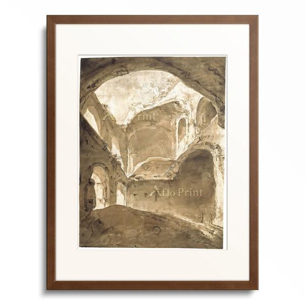 所蔵：クンストパラスト美術館Artist: Breenbergh, Bartholomeus,1598-1657 Imagetitle: Interior of an ancient ruin. 1627 Dimensions: 52,7 ...