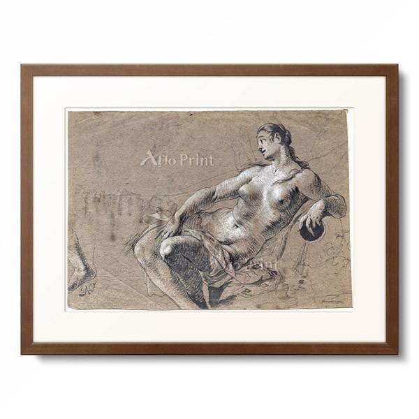 所蔵：クンストパラスト美術館Artist: Umbach, Jonas,1624-?,? Imagetitle: Amor and Psyche - verso. Dimensions: 25,6 x 36,9 cm Medium: bru...
