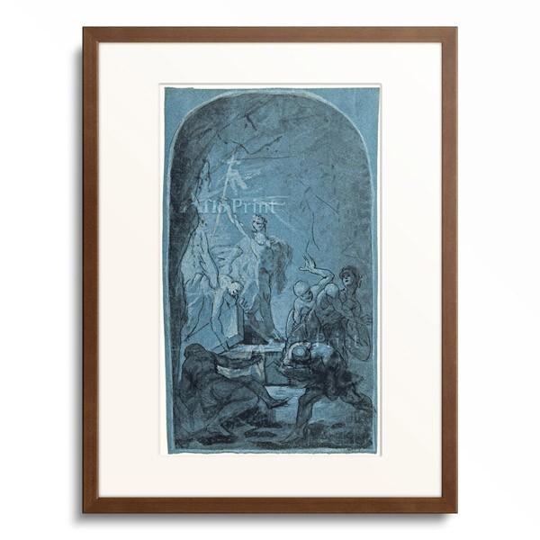 所蔵：クンストパラスト美術館Artist: Zick, Januarius,1730-1797 Imagetitle: Resurrection of Christ. Around 1760 Dimensions: 30,2 x 17,5 ...