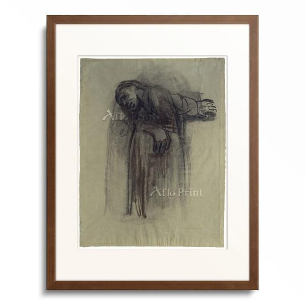 所蔵：クンストパラスト美術館Artist: Kollwitz, Kathe,1867-1945 Imagetitle: Pregnant woman at fence. 1909 Dimensions: 61,5 x 48 cm Mediu...