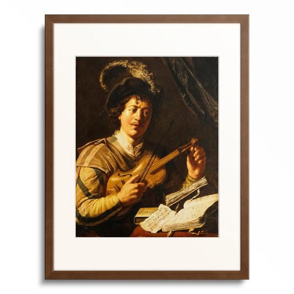 Artist: Lievens, Jan,1607-1674 Imagetitle: A Young Man Tuning a Violin. About 1623-25 Dimensions: 92.7 x 73.7 cm Medium:...