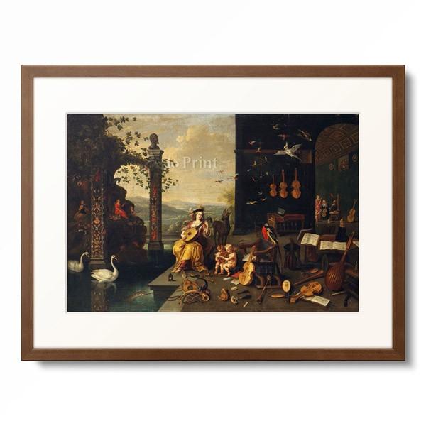 Artist: Kessel, Jan van,1626-1679,and Abraham Willemsens (active 1627-1672) Imagetitle: A Personification of Music: A yo...