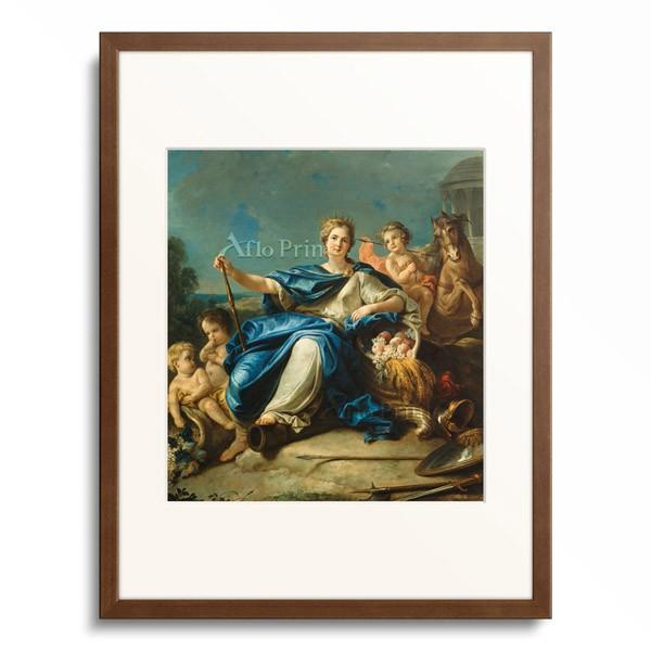 Artist: Taraval, Guillaume-Thomas-Raphael,1701-1750 Imagetitle: The Personification of Asia (?). Dimensions: 67.3 x 63.3...