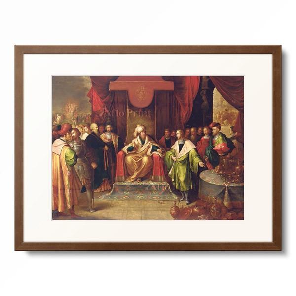 Artist: Francken II., Frans Imagetitle: Croesus and Solon. (Stamped on the reverse with the coat-of-arms of the city of ...