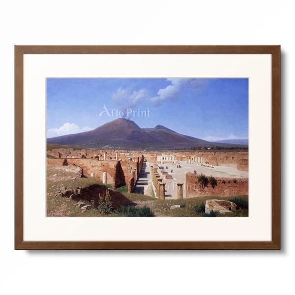 Artist: Spangenberg, Louis,1824-1893 Imagetitle: Vesuvius from Pompei. 1883 Dimensions: 66 x 95.2 cm Medium: oil/canvas,...