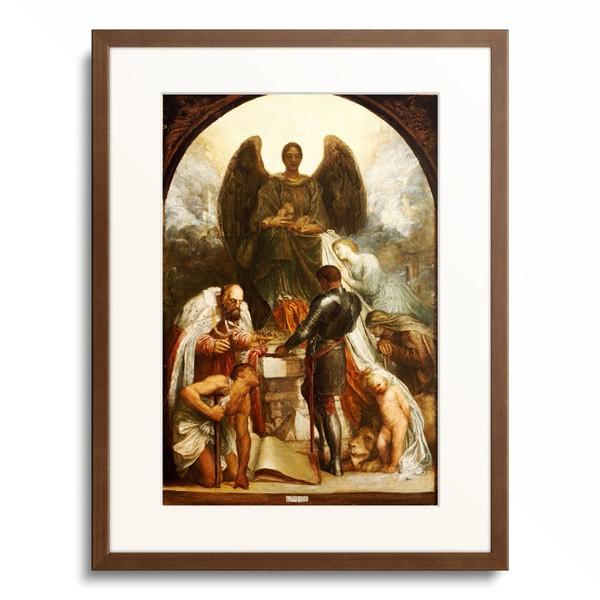 Artist: Watts, George Frederick,1817-1904 Imagetitle: The Angel of Death. Dimensions: 121,2 x 82 cm Medium: oil on canvas