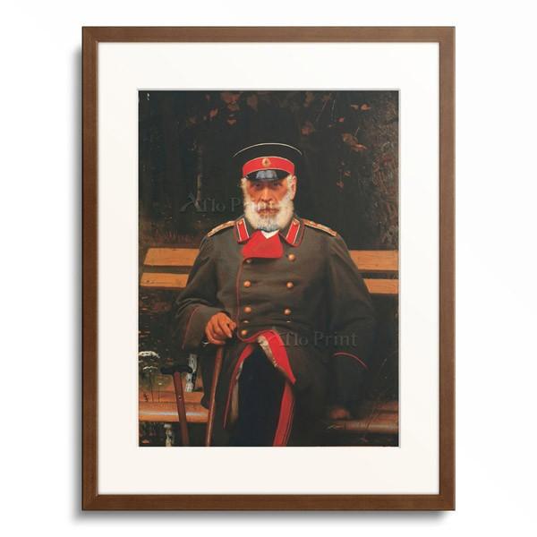 Artist: Kramskoi, Iwan,1837-1887 Imagetitle: Portrait of Admiral Login Loginovich Heyden. 1882 Dimensions: 77,5 c 57 cm ...