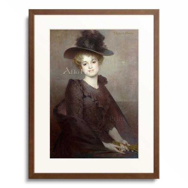 Artist: Robert-Fleury, Tony,1837-1912 Imagetitle: Portrait of a Seated Woman. Dimensions: 93 x 67 cm Medium: oil/canvas,...