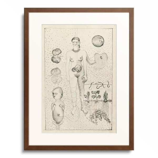 作家名： フリーダ・カーロ ( 1907年 - 1954年 ) 国籍： メキシコ Artist: Kahlo, Frida,1910-1954 Imagetitle: Frida Kahlo and the Miscarriage. Exe...