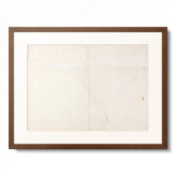 Artist: Fohr, Karl Philipp,1795-1818 Imagetitle: Cafe Greco in Rom. 1818. (Erster Entwurf), zwei Blatter zum Aneinanders...