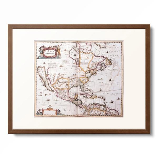 Artist: Janssonius, Johannes,1588-1664 Imagetitle: Map Of North America. From 'Nouveau Theatre Du Monde Ou Nouvel Atlas ...