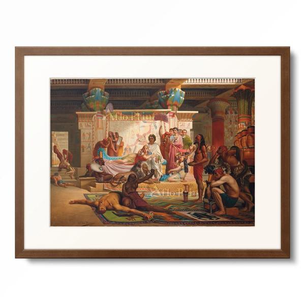 Artist: Hammee, Antoine van,1836-1903 Imagetitle: Anthony and Cleopatra Overseeing the Execution of the Conspirators. 18...
