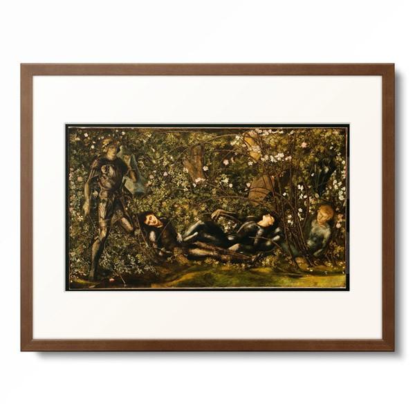 Artist: Burne-Jones, Sir Edward,1833-1898 Imagetitle: The Prince Entering the Briar Wood.