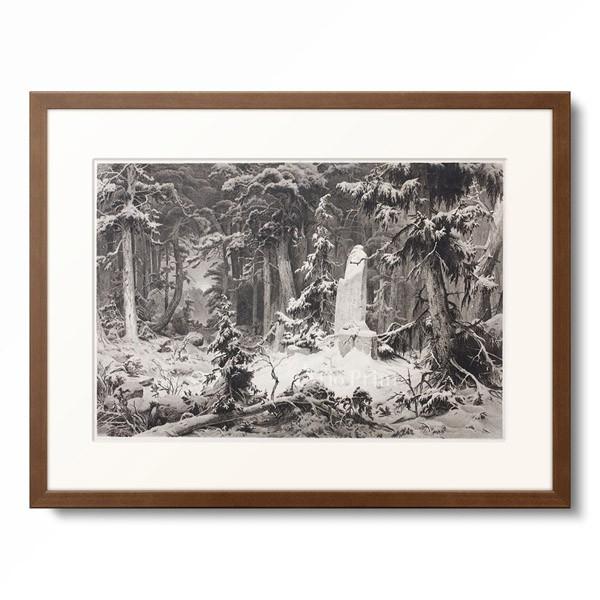 所蔵：クンストパラスト美術館Artist: Achenbach, Andreas,1815-1910 Imagetitle: Runenstein. Medium: Etching Location: Dusseldorf, Stiftun...