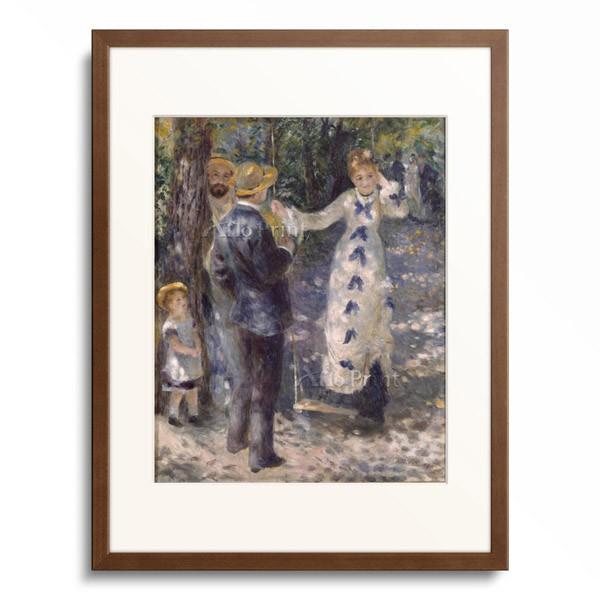 作家名： ピエール＝オーギュスト（オギュスト）・ルノワール  ( 1841年 - 1919年 )タイトル：「ぶらんこ」フランスの画家ジャンル： 印象派  Renoir, Auguste1841-1919. "La balancoire" (...