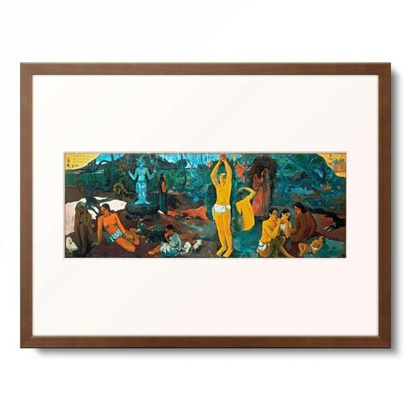 作家名： ポール・ゴーギャン ( 1848年 - 1903年 ) タイトル：「我々は何処から来たのか、我々とは何者か、我々はどこへ行くのか」フランスの画家ジャンル： 印象派　ポスト印象派 Where are we- Who are we- ...