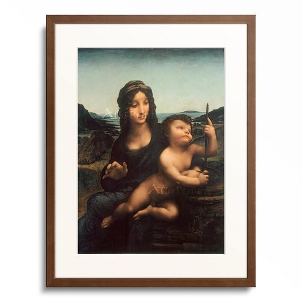 Leonardo da Vinci./Italian painter;/1452-1519,/workshop."Madonna of the Yarnwinder", c. 1501.Oil on panel, 48.3 × 36.9 c...