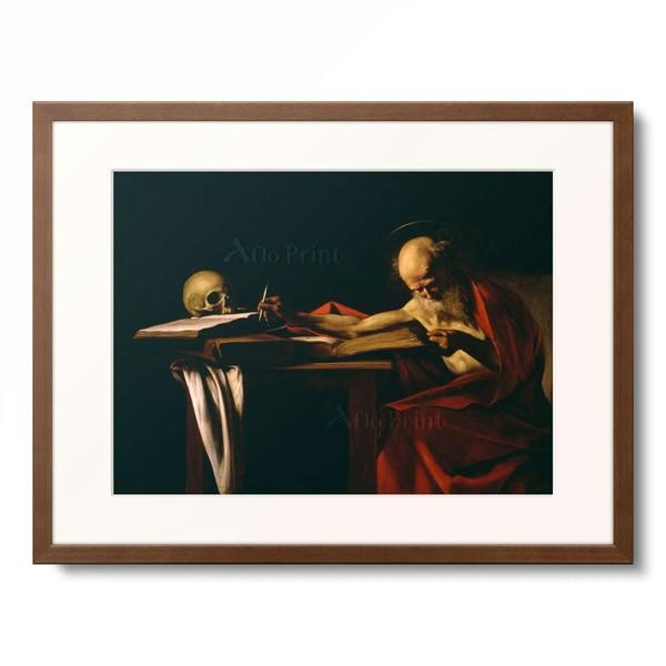 作家名： ミケランジェロ・メリージ・ダ・カラヴァッジオ ( 通称 カラヴァッジョ )  ( 1571年 - 1610年 ) タイトル：「執筆する聖ヒエロニムス」国籍： イタリア ジャンル： バロック Caravaggio, origin. ...