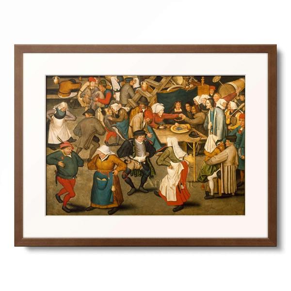 Brueghel, Pieter d. J ../1564-1638,/and workshop./"The Wedding Dance in an Interior"./Oil on wood, 73 × 102 cm.Main. The...