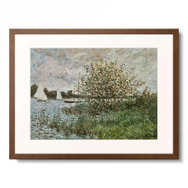 フランスの画家ジャンル： 印象派 Artist： CLAUDE MONETTitle： Les bords de la Seine pres d'Argen- teuilMedium： PAINTING (TECHNIQUE); PAINT...