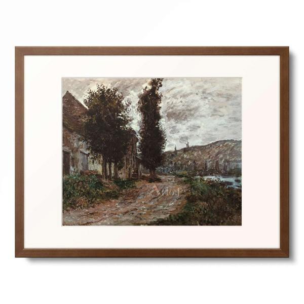 フランスの画家ジャンル： 印象派 Artist： CLAUDE MONETTitle： Chemin de halage a LavacourtMedium： PAINTING (TECHNIQUE); PAINTING (OBJECT);...