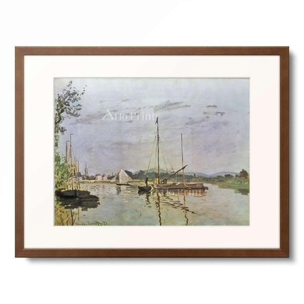 フランスの画家ジャンル： 印象派 Artist： CLAUDE MONETTitle： La barque, ArgenteuilLocation： Paris, Musee d'OrsayMedium： PAINTING (TECHNIQ...