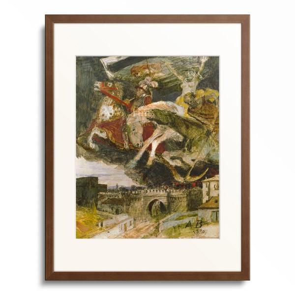 作家名： アルノルト・ベックリン  ( 1827年 - 1901年 ) 国籍： スイス ジャンル： 象徴主義 所蔵: チューリッヒ美術館Artist： ARNOLD BOECKLINTitle： The WarLocation： Zuric...