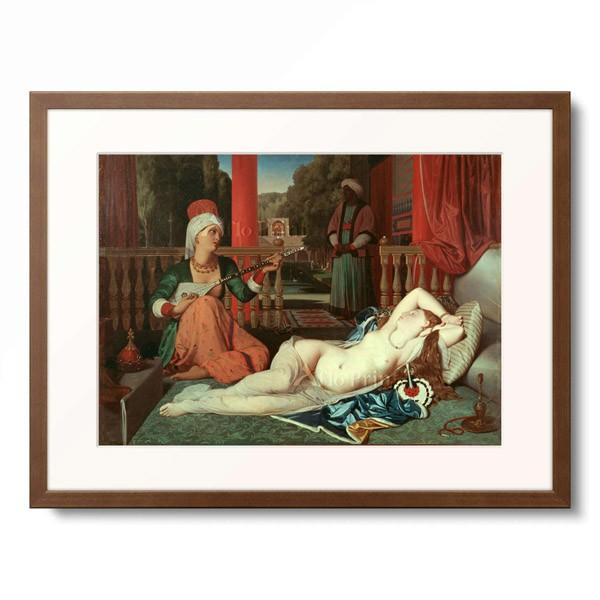 作家名： ジャン・オーギュスト・ドミニク・アングル  ( 1780年 - 1867年 ) フランスの画家ジャンル： 新古典主義 Artist： JEAN AUGUSTE DOMINIQUE INGRESTitle： L'Odalisque ...