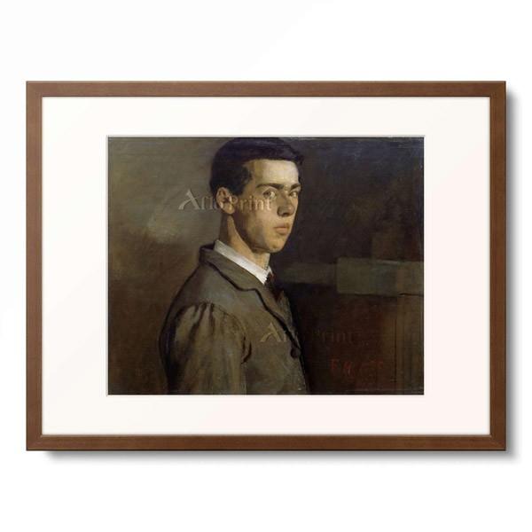 作家名：フェルディナント・ホドラー ( 1853年 - 1918年 )国籍：スイスジャンル：世紀末芸術 Artist： FERDINAND HODLERTitle： Self-portraitLocation： Geneva, Musee ...