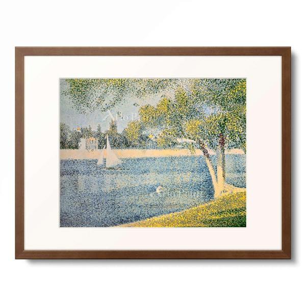 作家名： ジョルジュ・スーラ  ( 1859年 - 1891年 ) フランスの画家ジャンル　： 印象派　新印象派  Artist： GEORGES SEURATLocation： Brussel, Musees Royaux des Bea...