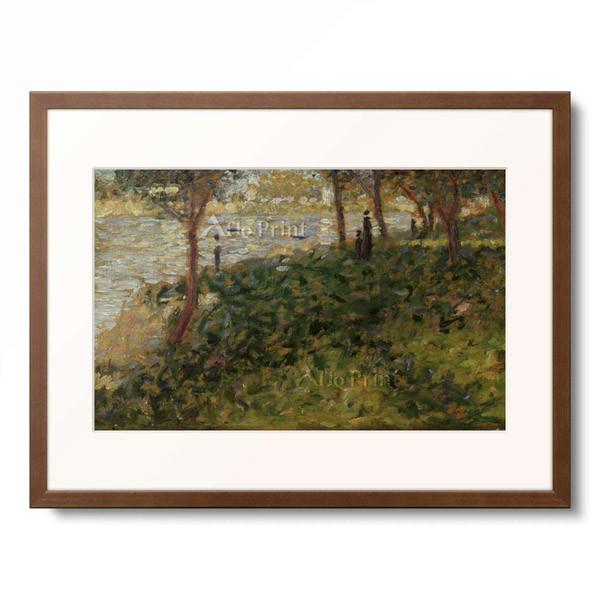 作家名： ジョルジュ・スーラ  ( 1859年 - 1891年 ) フランスの画家ジャンル　： 印象派　新印象派  Artist： GEORGES SEURATTitle： EEtude pour La Grande Jatte, moye...