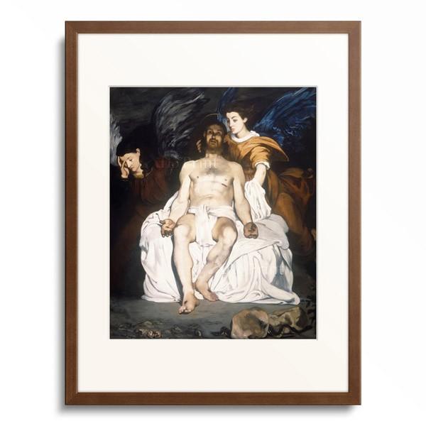 作家名： エドゥアール・マネ  ( 1832年 - 1883年 ) タイトル：死せるキリストと天使たちフランスの画家ジャンル： 印象派   Artist： EDOUARD MANETTitle： Le Christ mort et les ...