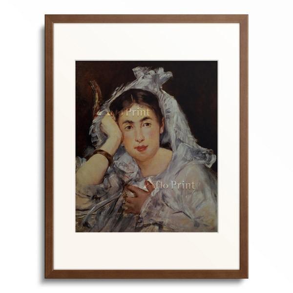 作家名： エドゥアール・マネ  ( 1832年 - 1883年 ) フランスの画家ジャンル： 印象派   Artist： EDOUARD MANETTitle： Marguerite de Conflans au capuchonLocat...