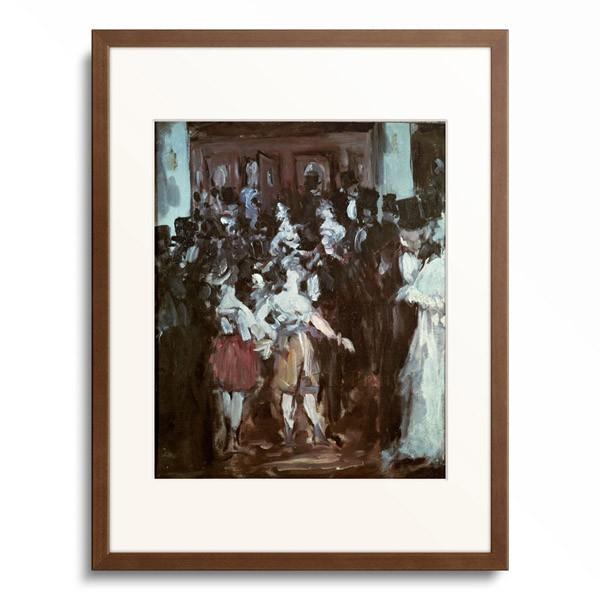 作家名： エドゥアール・マネ  ( 1832年 - 1883年 ) フランスの画家ジャンル： 印象派   Artist： EDOUARD MANETTitle： Bal masque a l'OperaLocation： Tokyo, Br...