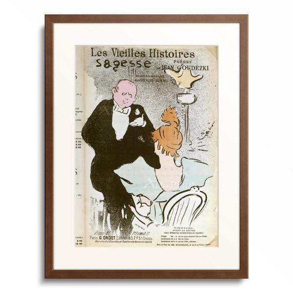 作家名： アンリ・ド・トゥルーズ＝ロートレック  ( 1864年 - 1901年 ) フランスの画家ジャンル： 印象派　ポスト印象派　アールヌーヴォー　象徴主義  Title： D.Dihau, WisdomLocation： Privat...