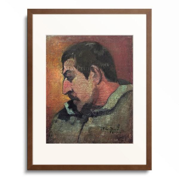 作家名： ポール・ゴーギャン ( 1848年 - 1903年 )タイトル：友ダニエルに捧げられた自画像国籍： フランスジャンル： 印象派　ポスト印象派 Artist： PAUL GAUGUINTitle： Self-portraitLoca...