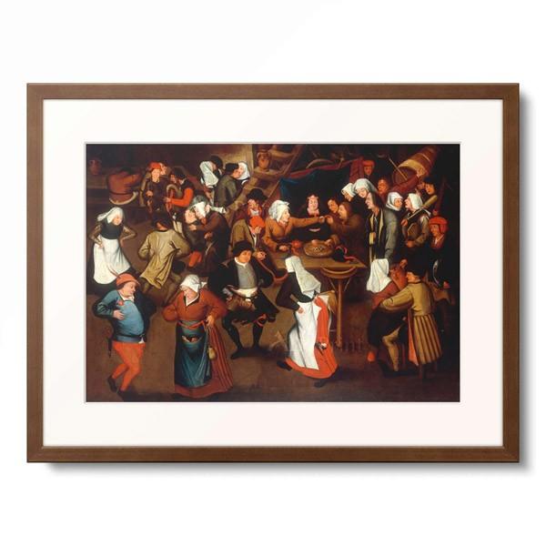 Brueghel (or Bruegel), Pieter the Younger, Workshop of c. 1564-1638. "The Wedding Dance". Oil on canvas, 82.5 × 118.5cm....