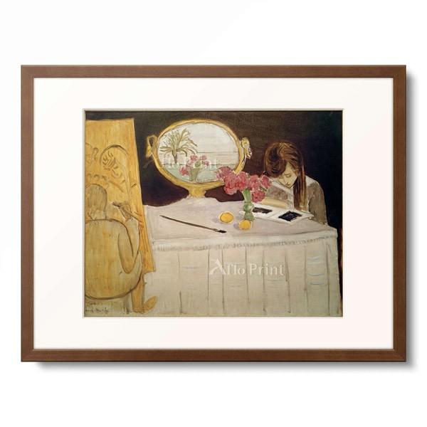 作家名： アンリ・マティス  ( 1869年 - 1954年 ) タイトル：「絵画の制作」フランスの画家ジャンル： フォーヴィスム　野獣派Matisse, Henri/1869-1954./"La seance de peinture" (...