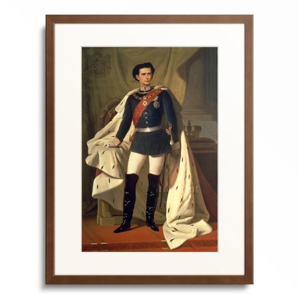 Artist：FERDINAND VON PILOTYTitle：Ludwig II. v. Bayern i. Uniform Location：Munich, Bavarian State Art CollectionAge：1865L...