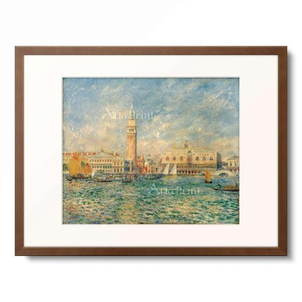 作家名： ピエール＝オーギュスト（オギュスト）・ルノワール  ( 1841年 - 1919年 ) タイトル：ヴェネツィア、総督宮フランスの画家ジャンル　： 印象派 Renoir, Pierre-Auguste,/1841 - 1919,/F...