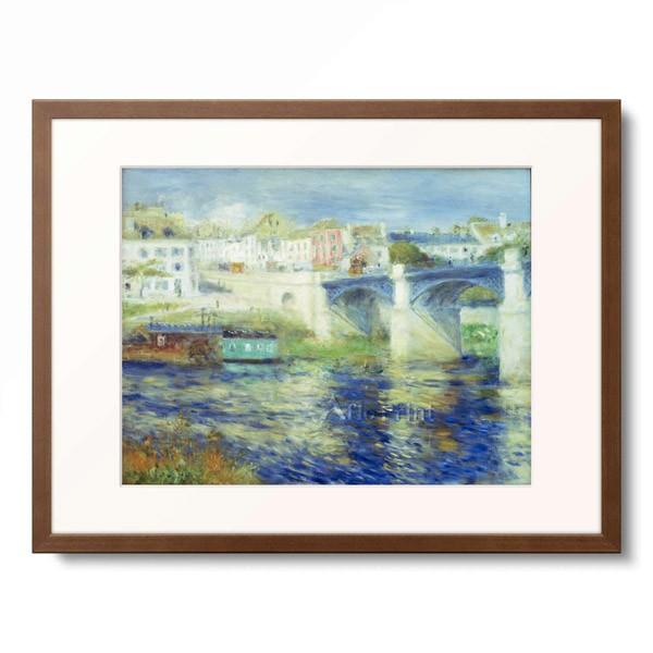 作家名： ピエール＝オーギュスト（オギュスト）・ルノワール  ( 1841年 - 1919年 ) タイトル：シャトゥーの橋フランスの画家ジャンル　： 印象派 Renoir, Auguste/1841-1919.Le pont de Chat...