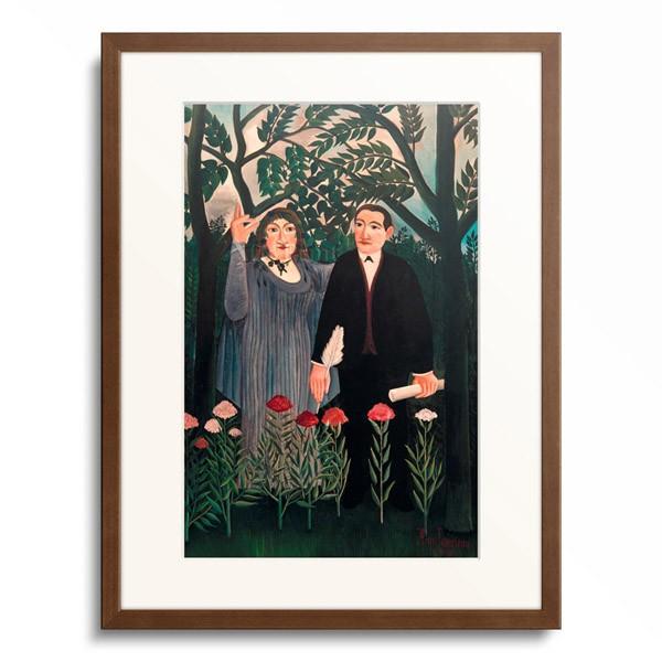 所蔵：バーゼル市立美術館Rousseau, Henri1844-1910. "La muse inspirant le poete" (The Muse Inspires the Poet), 1909. (artist Marie Lau...