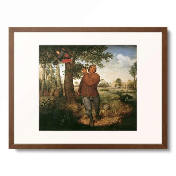 作家名： ピーテル・ブリューゲル 1世 ( 1525年頃 - 1569年 )タイトル：「農夫と鳥の巣取り」国籍： フランドル　ネーデルランドジャンル　： 初期ネーデルランド絵画Bruegel, Pieter th. E.,/c. 1525/...