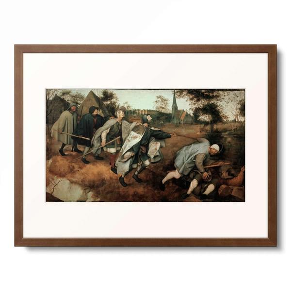 作家名： ピーテル・ブリューゲル 1世 ( 1525年頃 - 1569年 )タイトル：「盲人の寓話」国籍： フランドル　ネーデルランドジャンル　： 初期ネーデルランド絵画Bruegel, Pieter d. A./to 1525/30 - ...